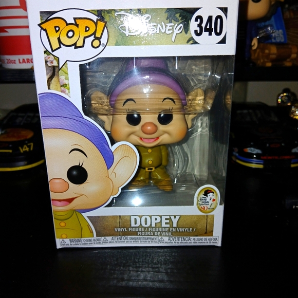 Funko | Toys | Brand New Disney 7 Dwarfs Dopey 34 Funko Pop | Poshmark